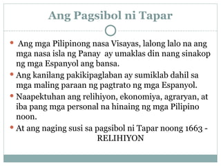 Hist1 v1 3r - nativist uprising(tapar) | PPT