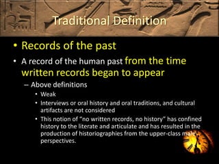 Hist2 0 history-a | PPTX