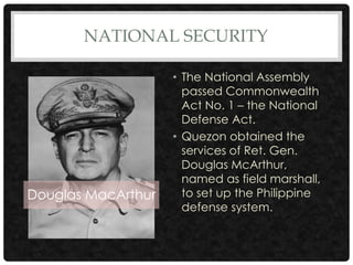 Hist2 14 the commonwealth period and results of american rule | PPTX