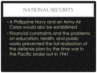 Hist2 14 the commonwealth period and results of american rule | PPTX