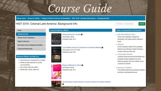 HIST 3319: Colonial Latin America | PPTX