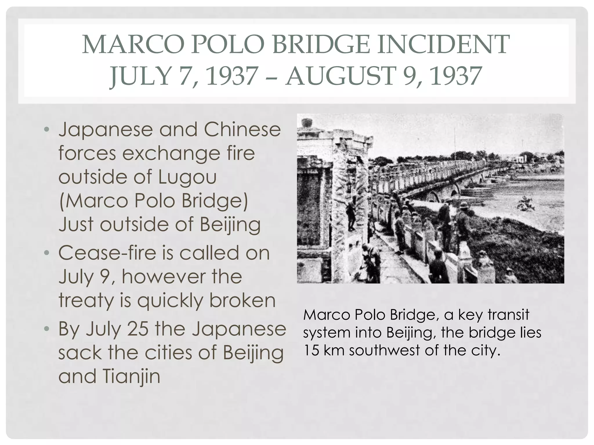 Second Sino Japanese War | PPTX