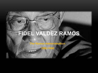 Corazon Aquino and Fidel Ramos Administrations | PPTX