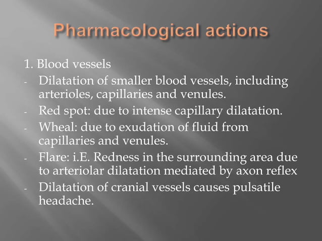 (Autocoids) Histamine Pharmacology ppt | PPT