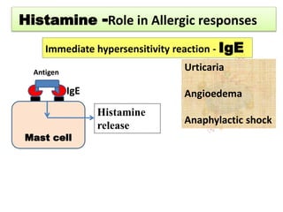Histamine pharmacology | PPTX