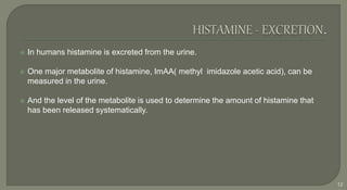 Histamine | PPTX