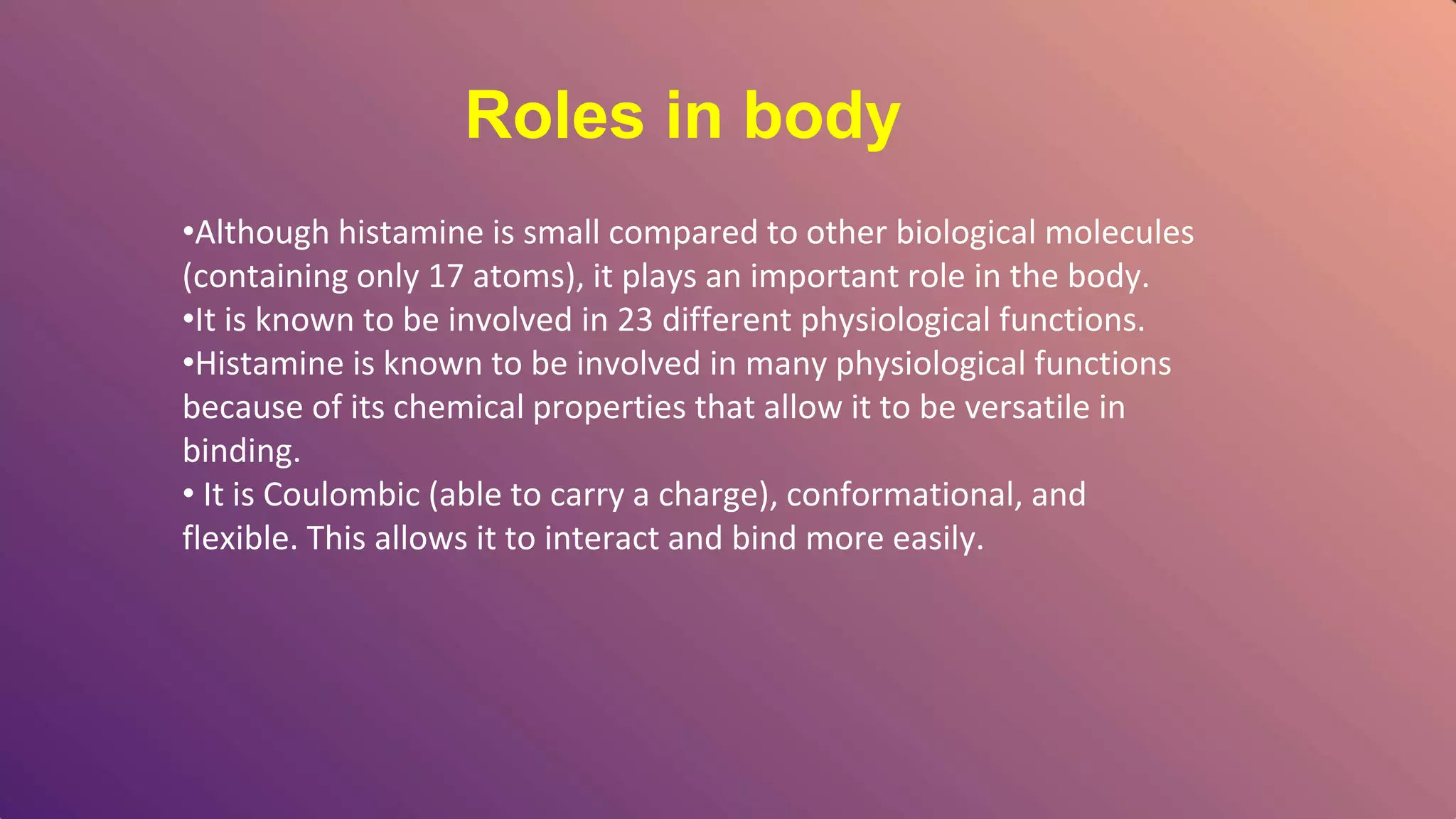 Histamine | PPTX