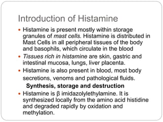 Histamine And Antihistamin | PPTX