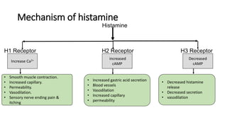 Histamine | PPTX
