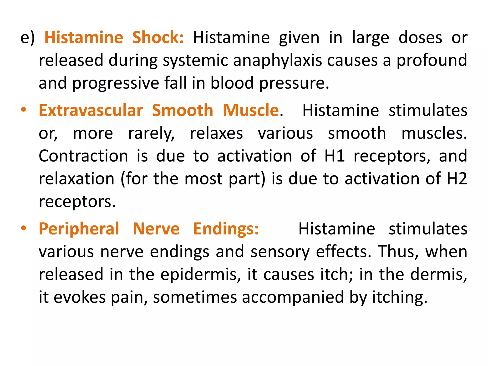 Histamine and antihistamine | PPTX