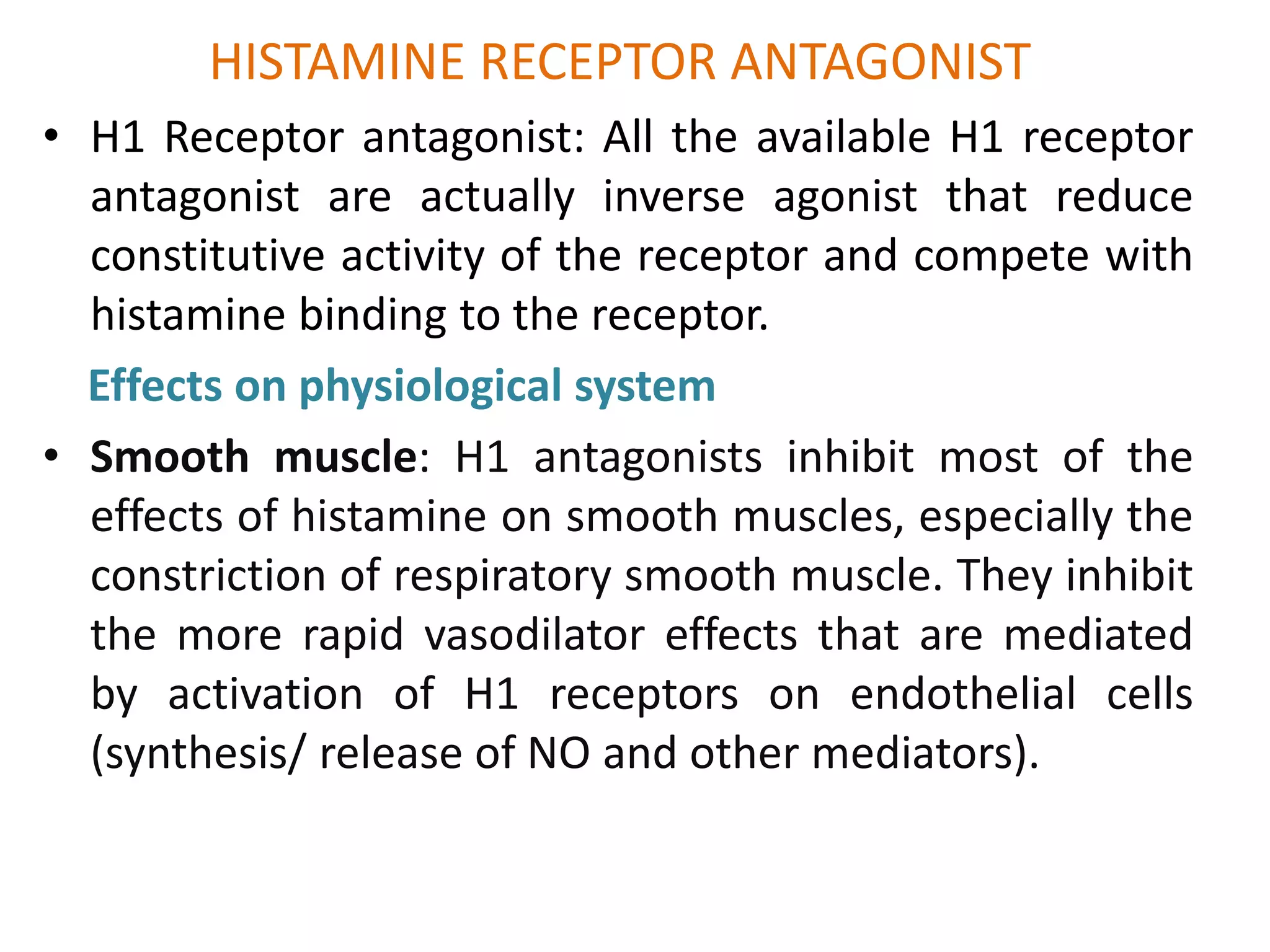 Histamine and antihistamine | PPTX