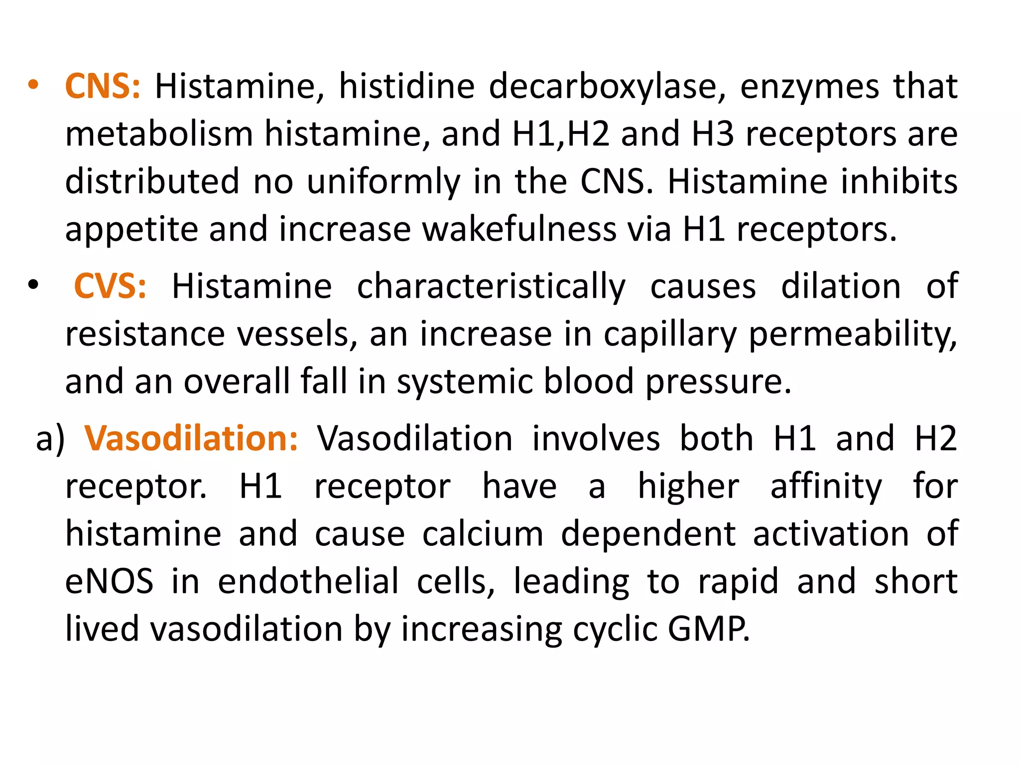 Histamine and antihistamine | PPTX