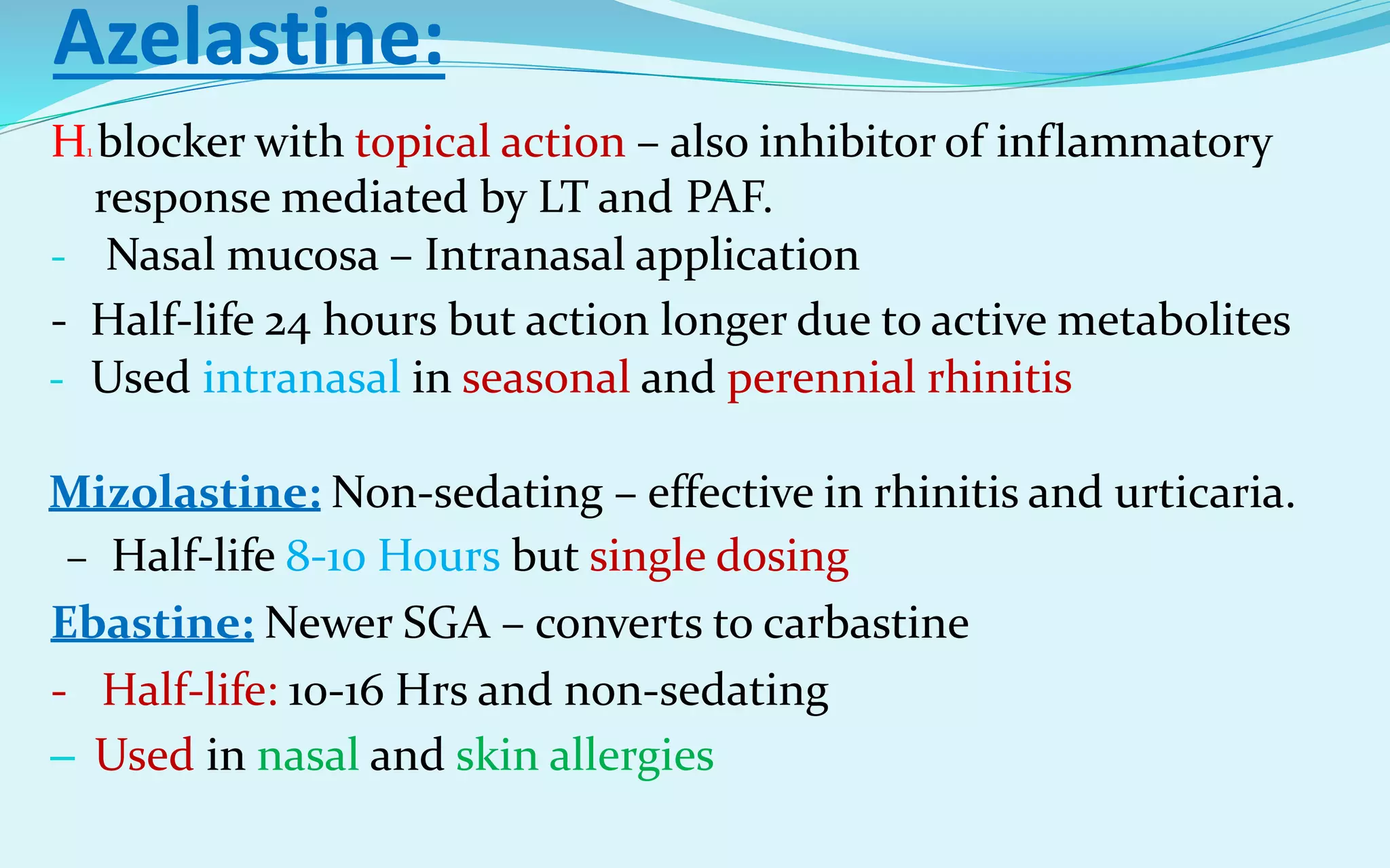Histamine and antihistamine drugs | PPTX