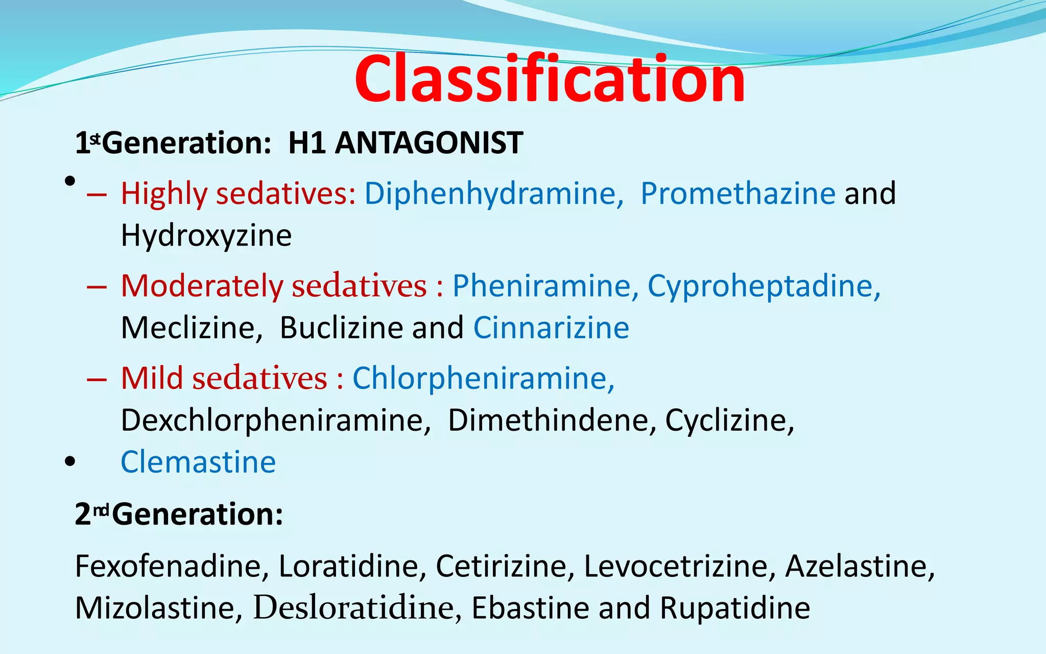 Histamine and antihistamine drugs | PPTX