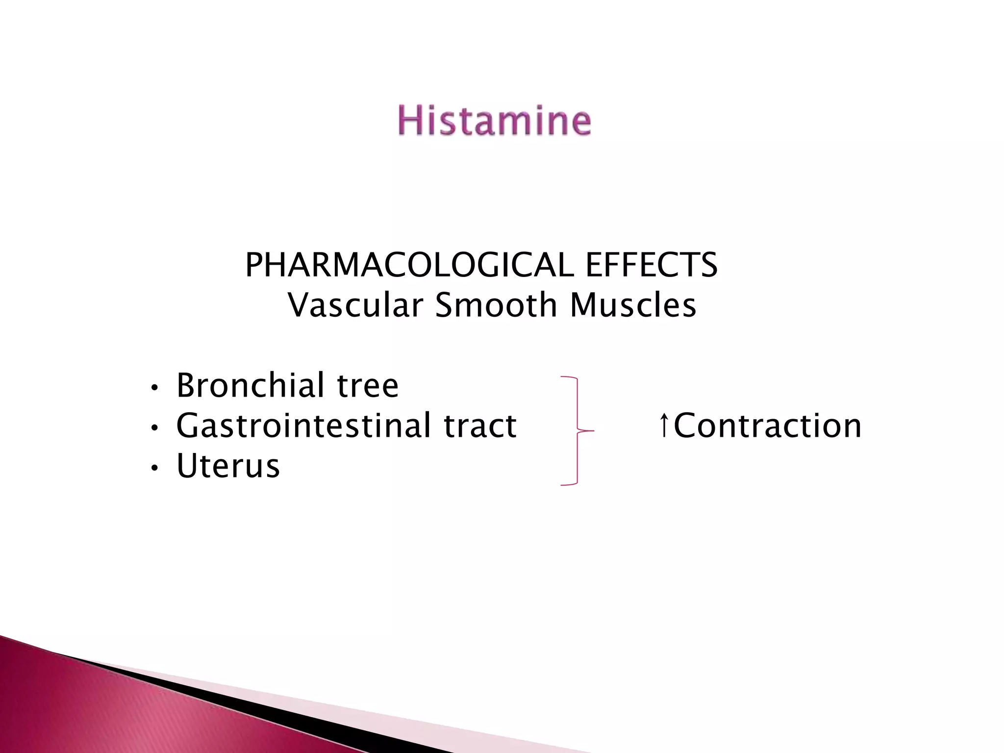 Histamine and antihistamine drugs | PPTX