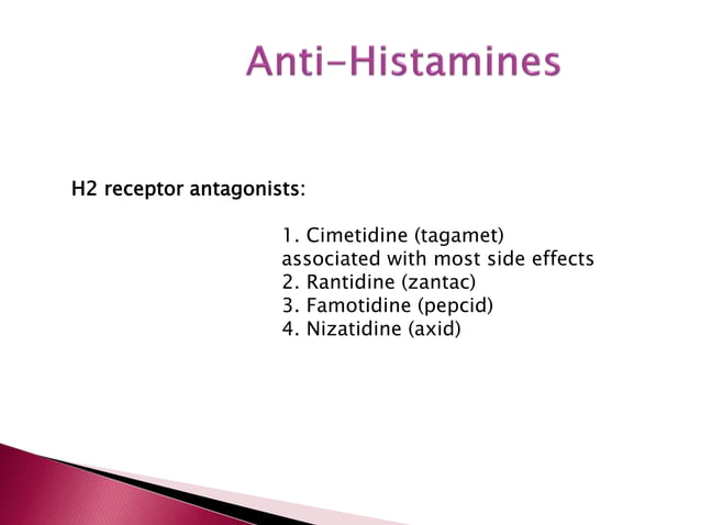 Histamine and antihistamine drugs | PPTX