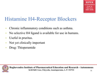 HISTAMINE AND ANTIHISTAMINE | PPTX