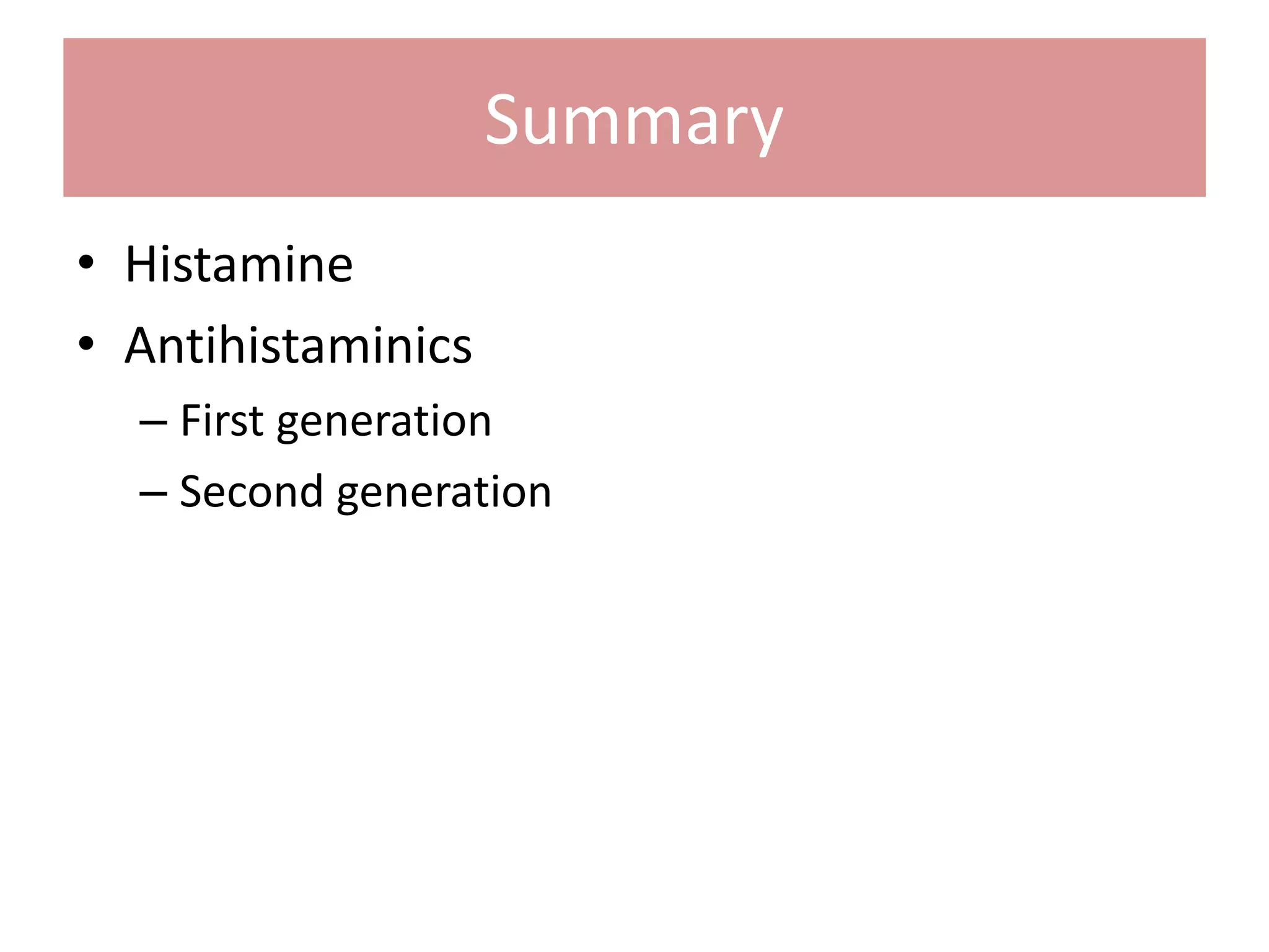 Histamine and antihistaminic | PPTX