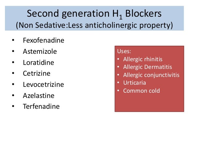 Histamine and antihistaminics