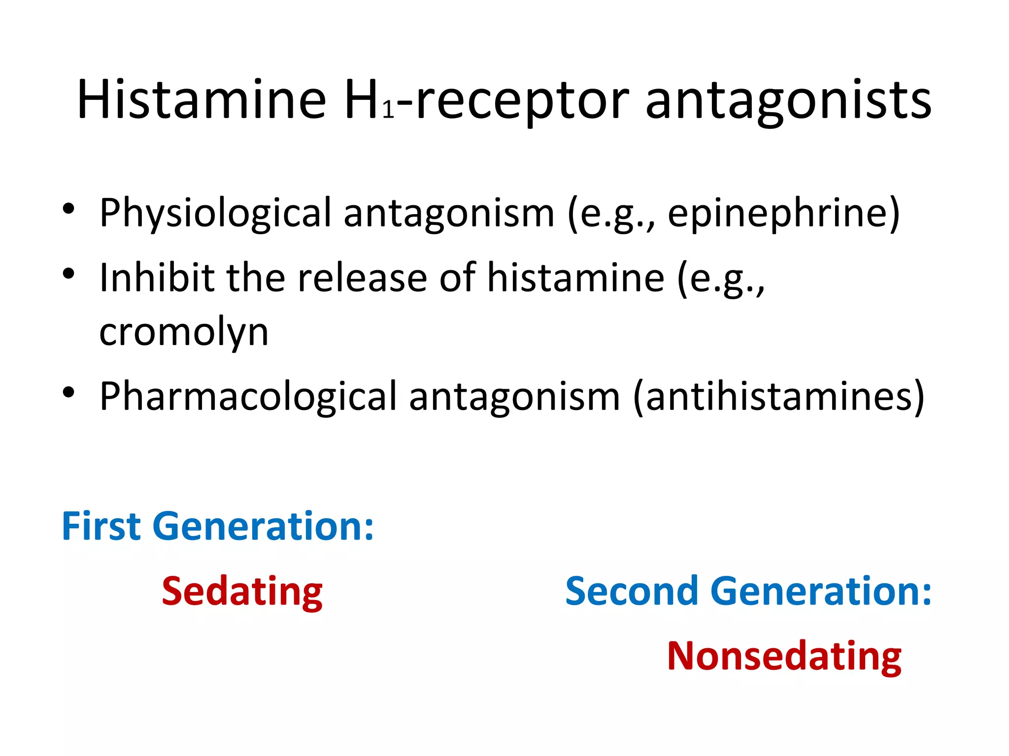 Histamine and antihistaminics | PPT