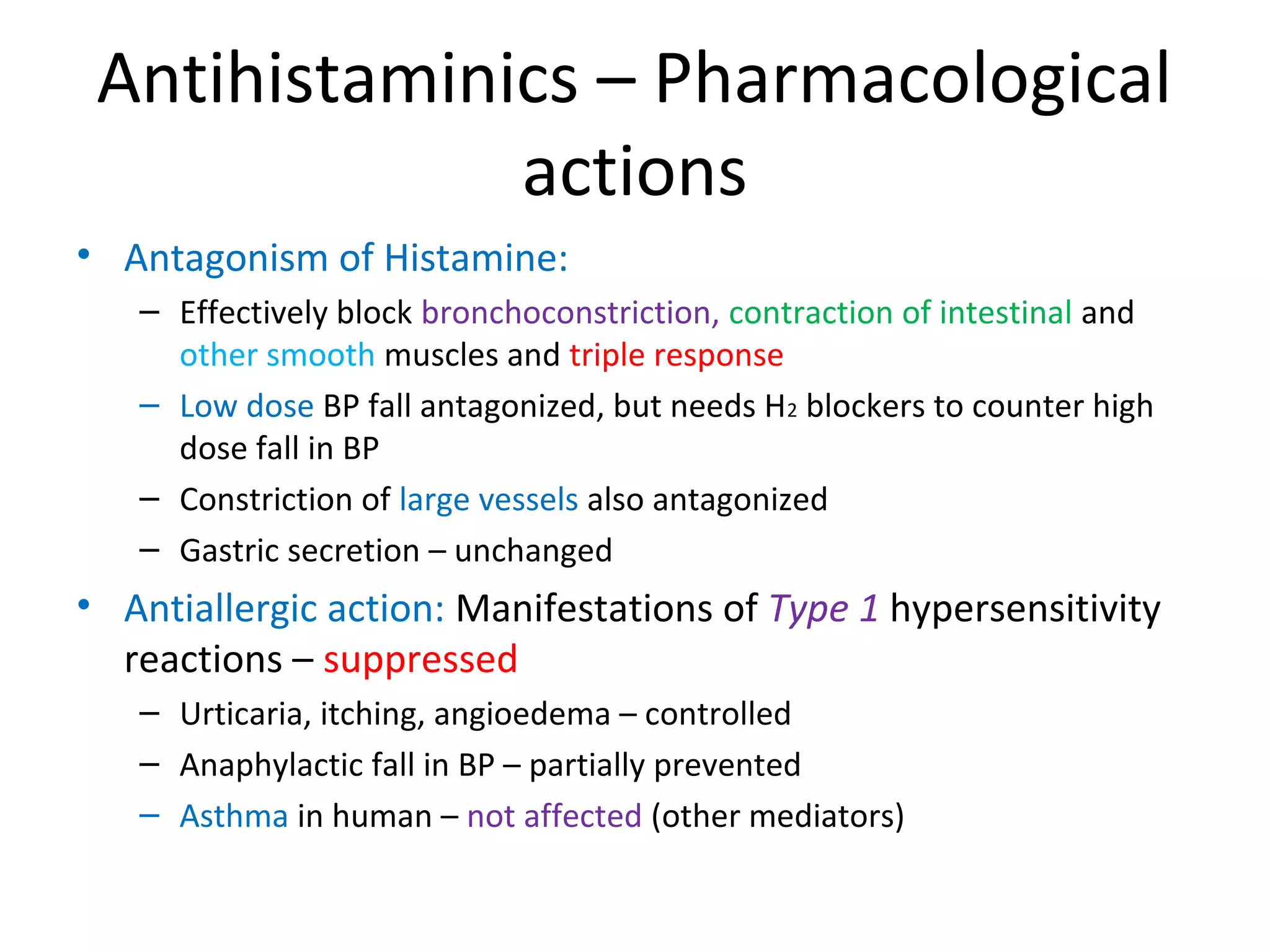 Histamine and antihistaminics | PPT