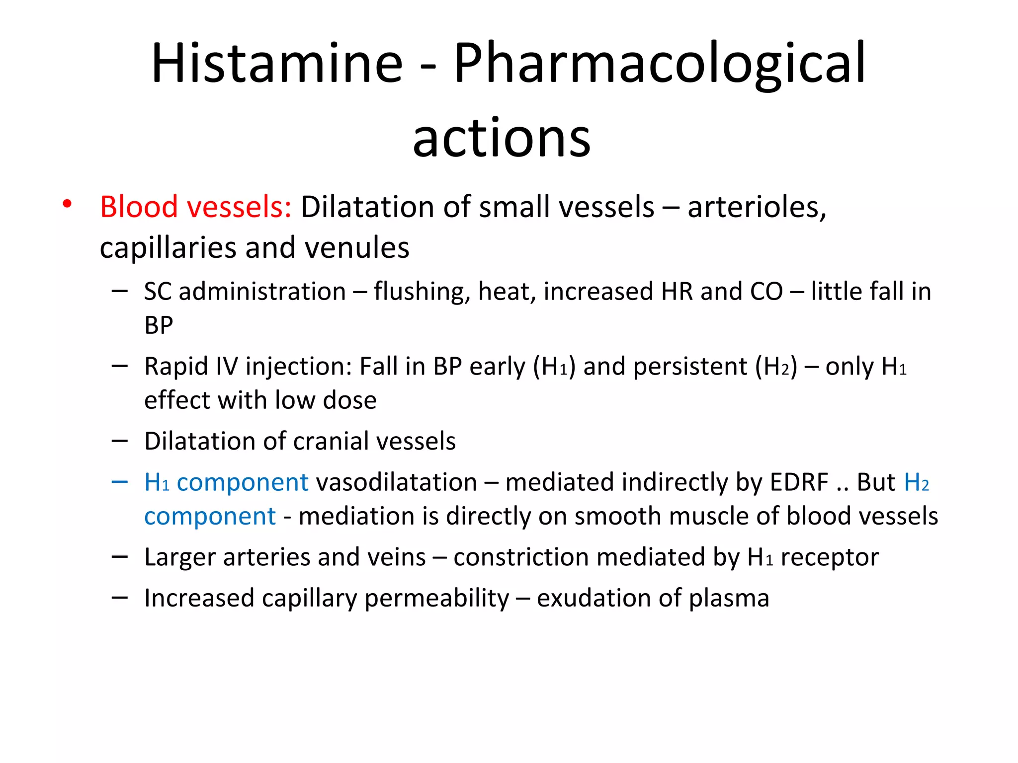 Histamine and antihistaminics | PPT