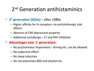 Histamine and antihistaminics | PPT