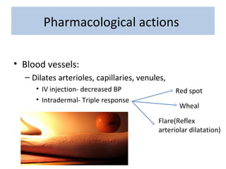 Histamine and antihistaminics | PPT