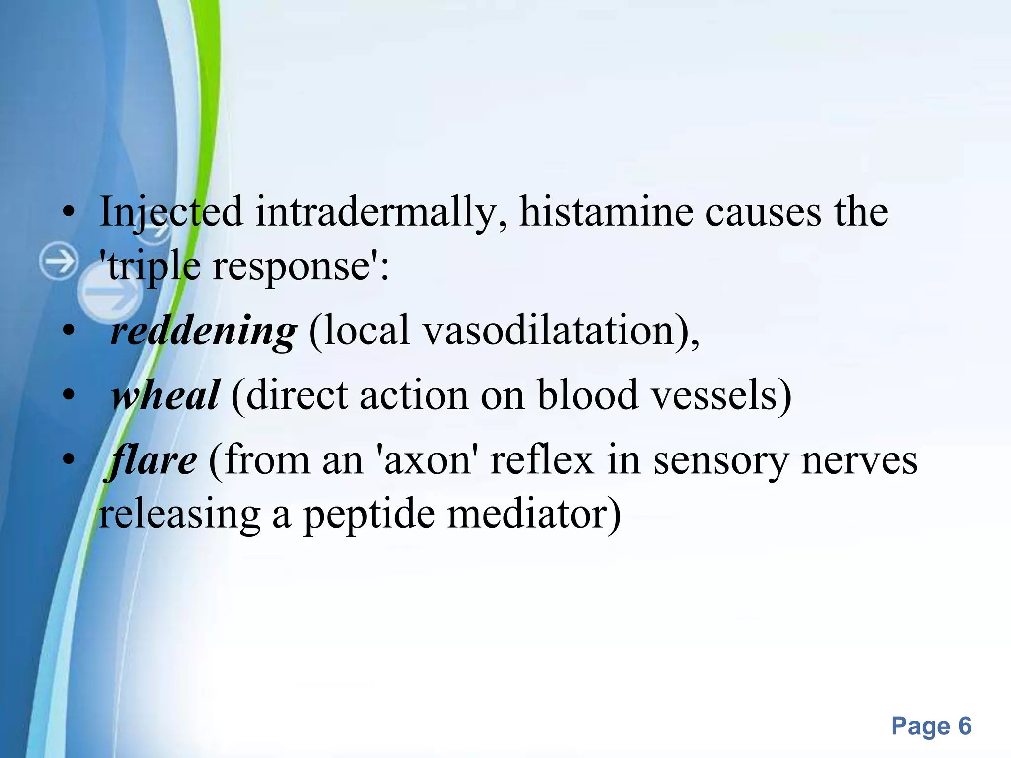Histamine and bradykinin | PPTX