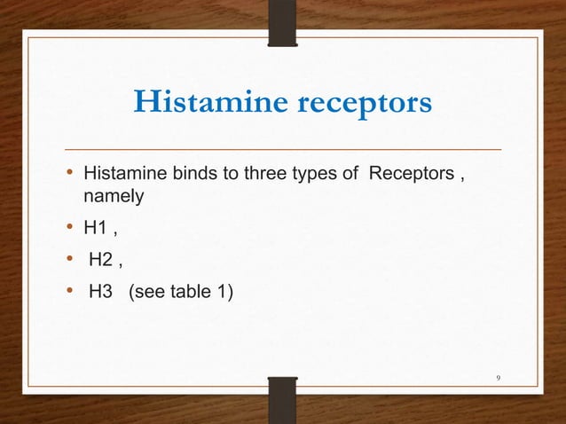 Histamine and serotonin ppt by srota dawn | PPTX | Allergies | Diseases ...