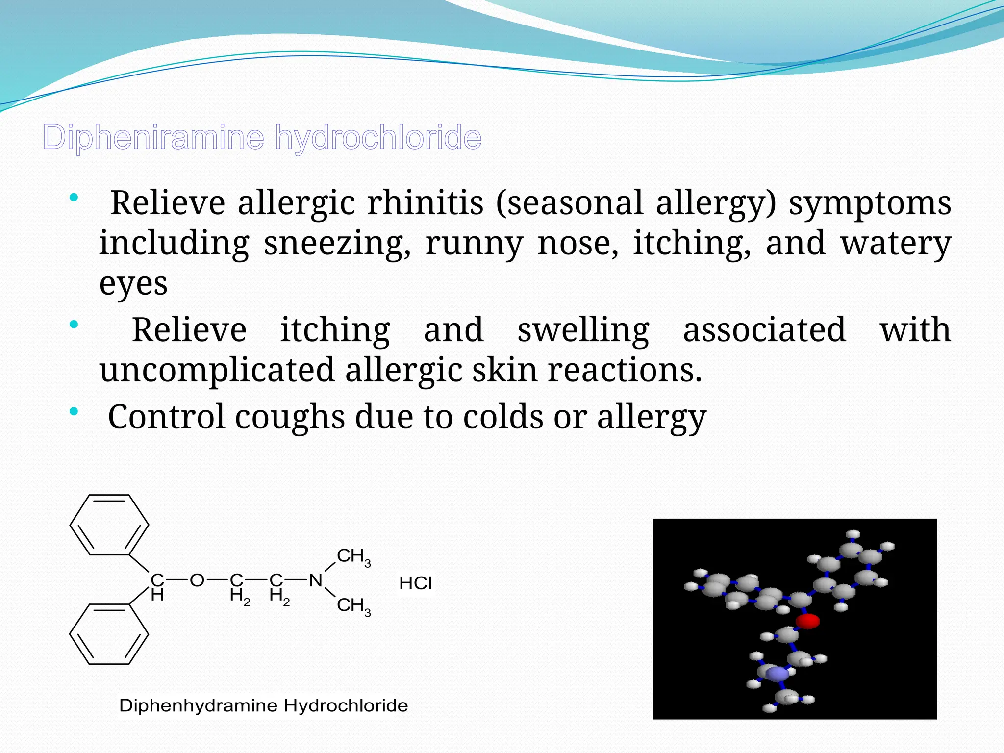 Histamine and antihistaminics with various drugs | PPTX