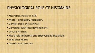 Histamine(autocoids) | PPTX