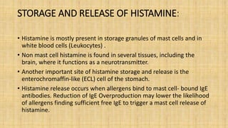 Histamine(autocoids) | PPTX
