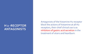 PHARMACOLOGY (HISTAMINE ITS ANTAGONISTS) pptx | PPT