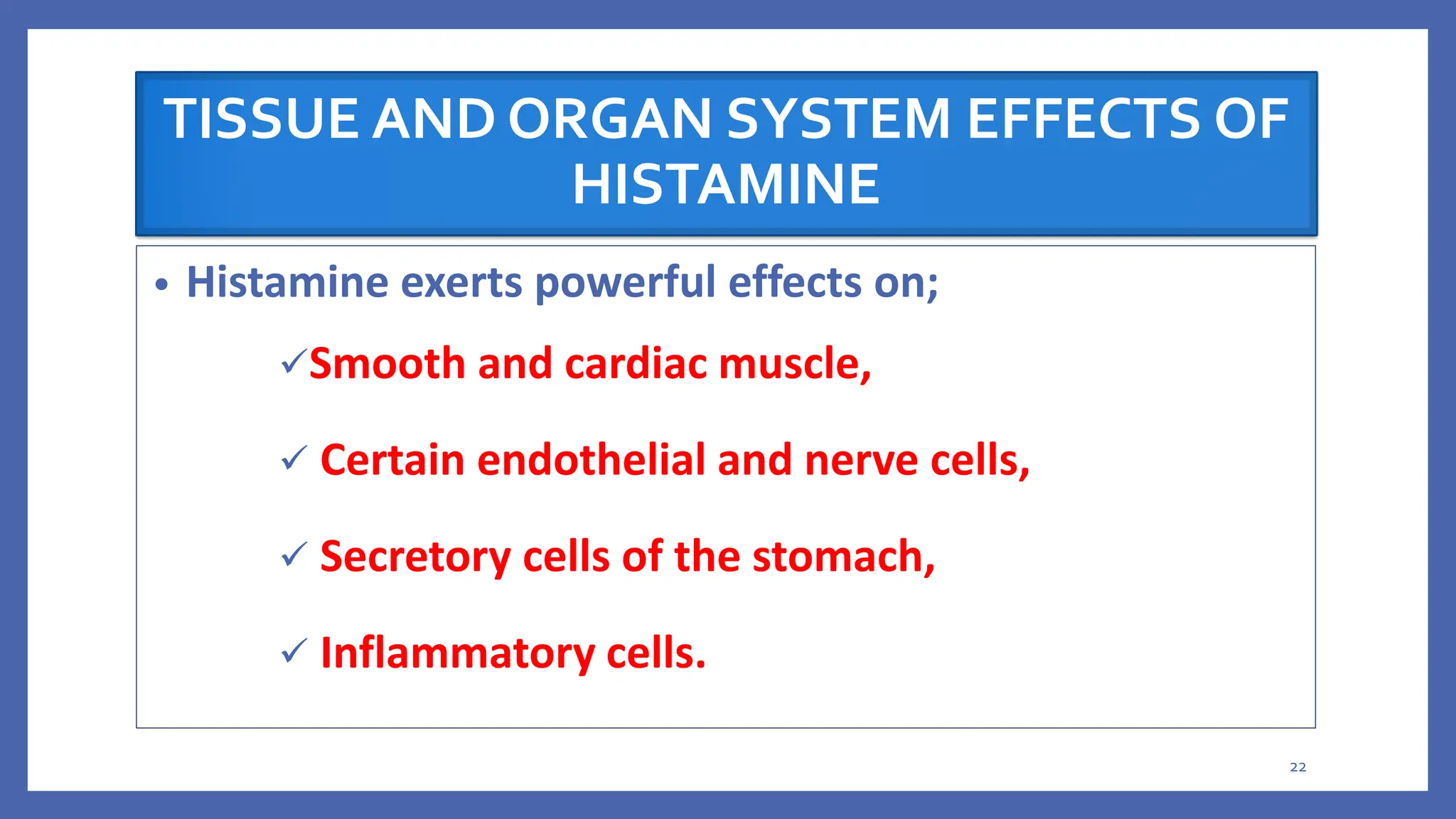 (HISTAMINE ITS ANTAGONISTS) Pharmacology, Medical lecures.pptx