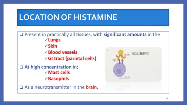 (HISTAMINE ITS ANTAGONISTS) Pharmacology, Medical lecures.pptx