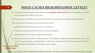 histamine receptors and histamine intolerance.pptx