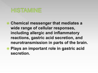 Histamines | PPTX