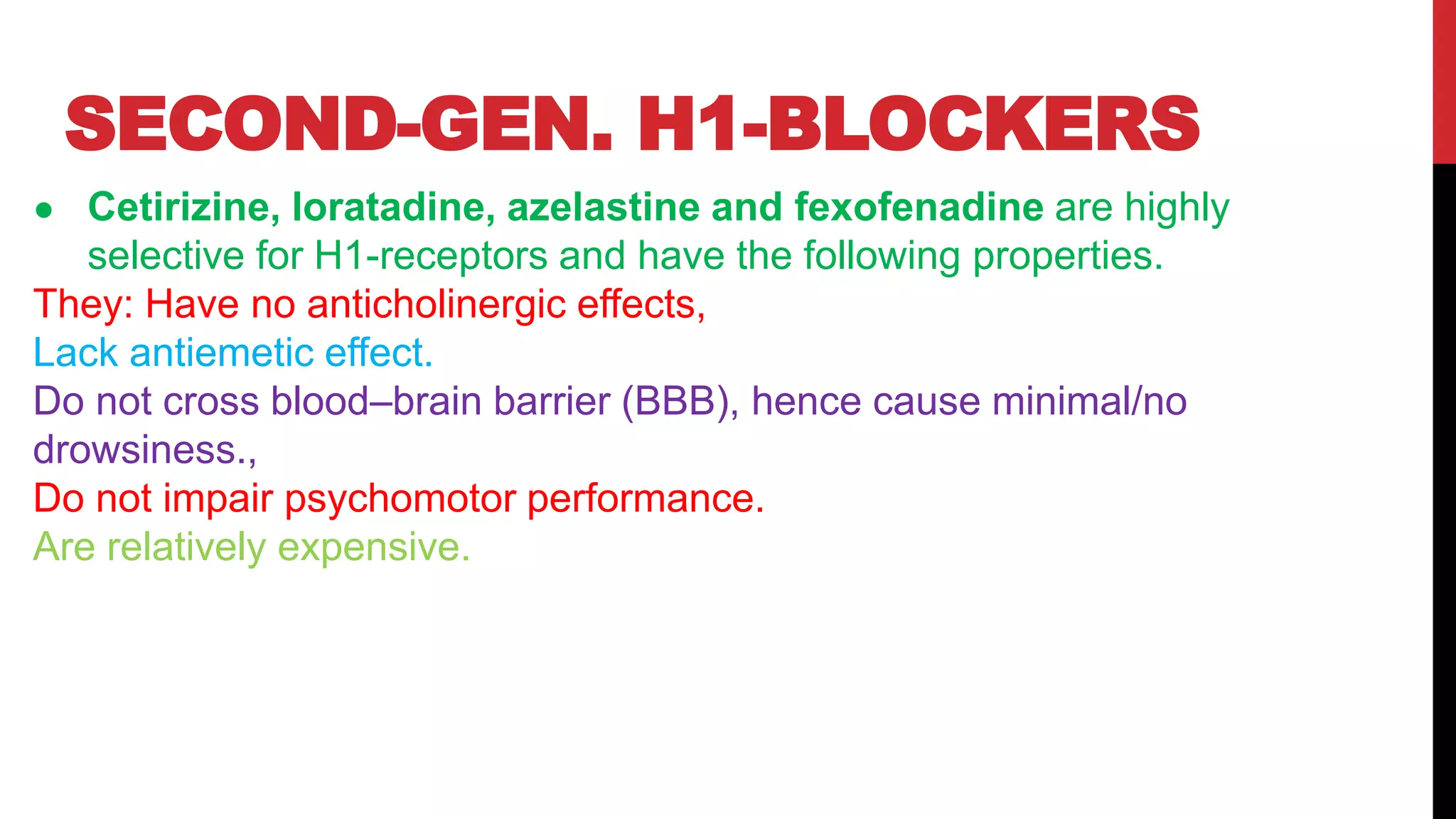 Histamines and antihistamine pharmacology | PPTX