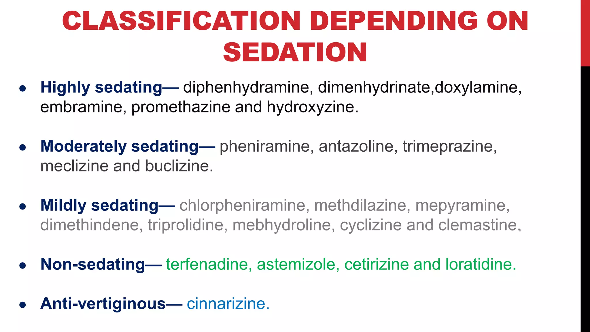Histamines and antihistamine pharmacology | PPTX