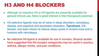 Histamines and antihistamine pharmacology | PPTX