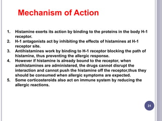 Allergy, Histamines and antihistamines | PPTX
