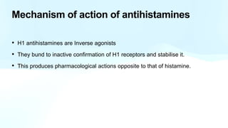 Histamines and anti histamines.presentation | PPTX