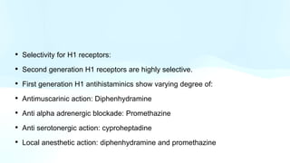 Histamines and anti histamines.presentation | PPTX