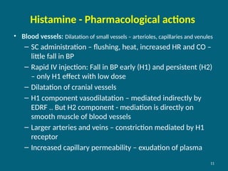 histamines and antihistamines hariom 1st batch.pptx | Allergies ...