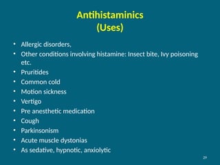 histamines and antihistamines hariom 1st batch.pptx