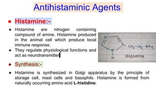Histaminic Agent.pptx