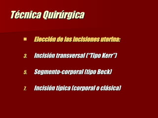 histerectomia obstetrica. TIPOS CAUSAS CLASE | PDF