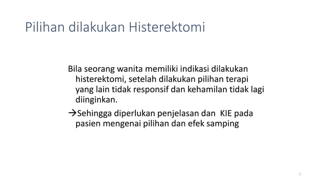 Histerektomi postpartum | PPT