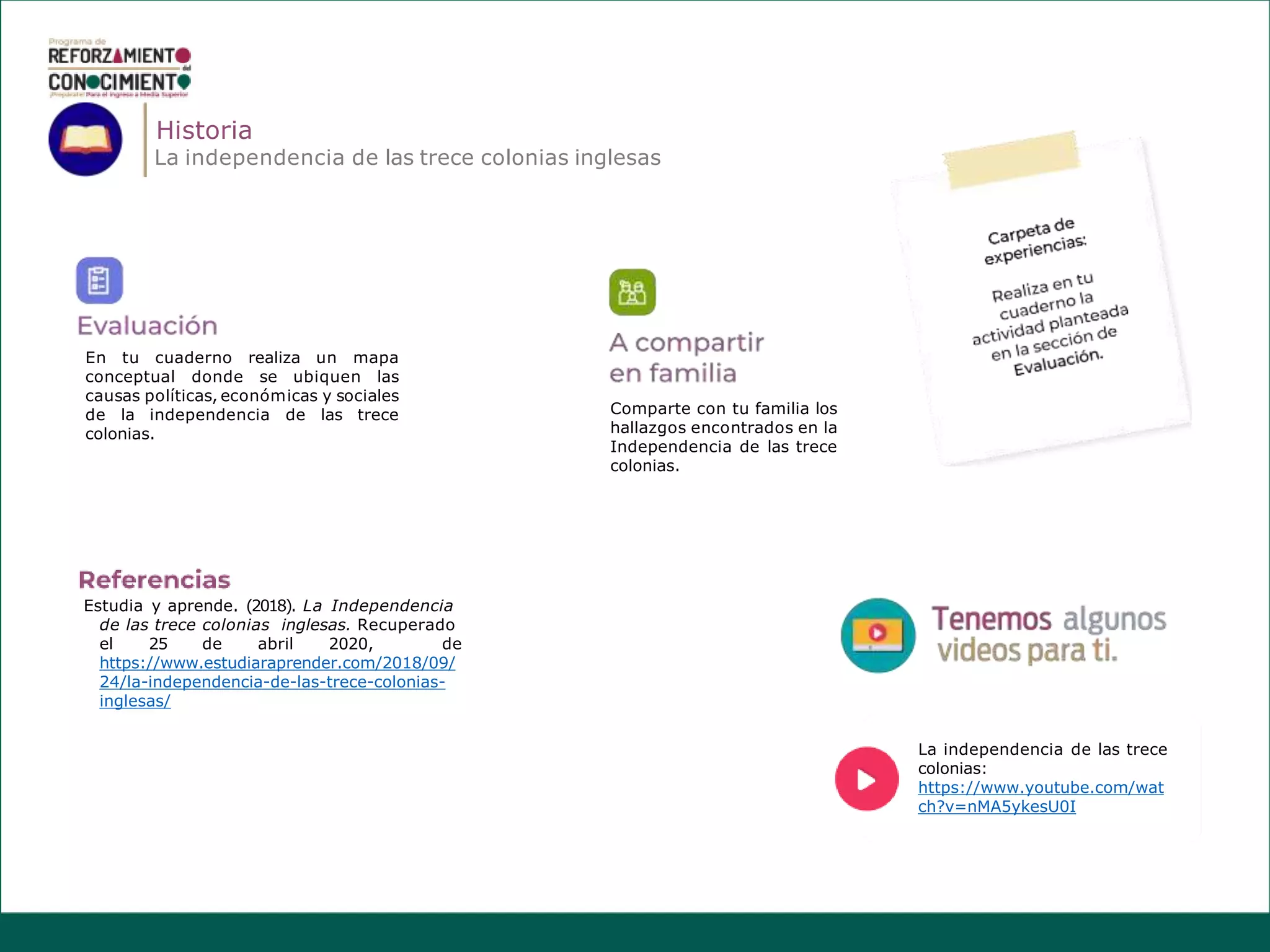 La independencia de las 13 colonias inglesas | PPT